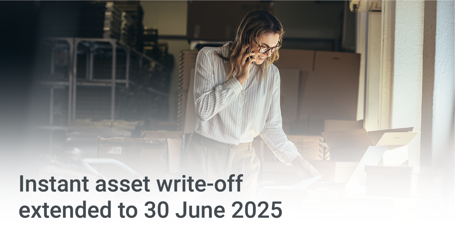 Instant asset write-off extended to 30 June 2025 - First Point Group - Your Partner for Finance